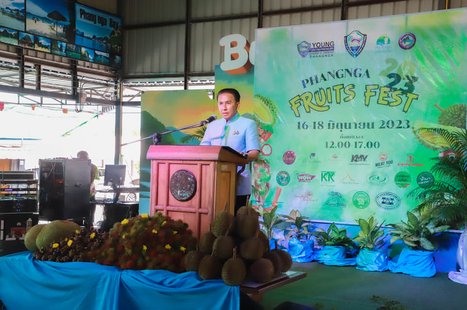 จังหวัดพังงา เปิดงาน "Pnang-nga Fruits Fest 2023 " บุฟเฟ่ต์ทุเรียน ...